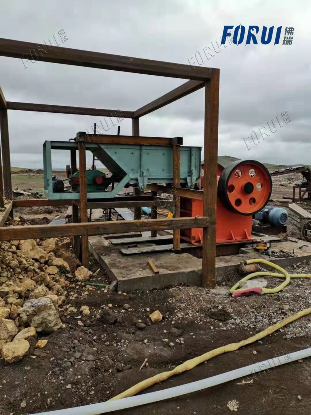 600~720TPD Fluorite Ore Beneficiation Production Line in Mongolia ...