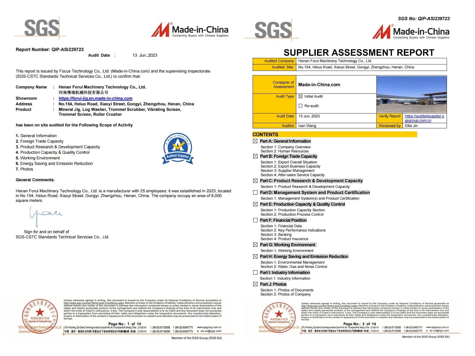 Professional Mineral Processing Equipment Manufacturer - Forui