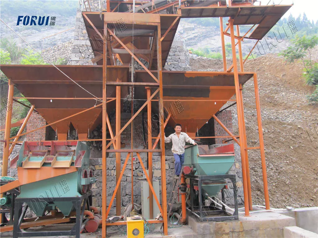 Fluorite Ore Processing Flowsheet and Washing Plant